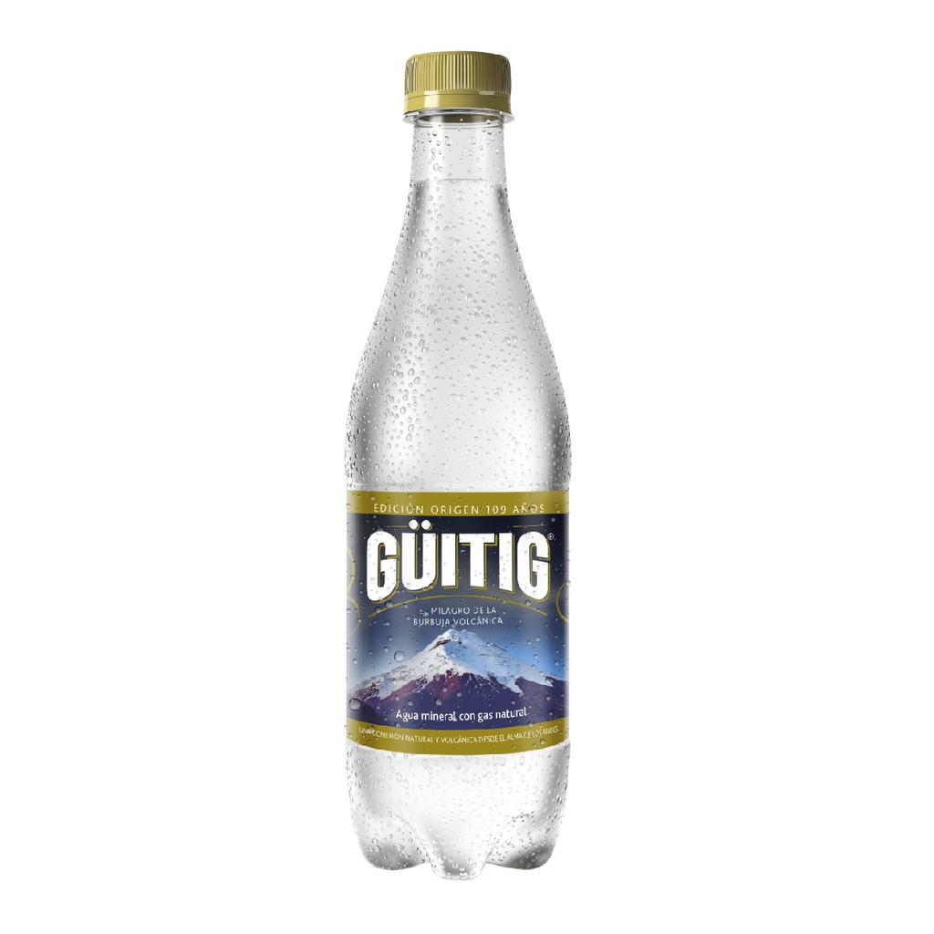 Agua con Gas Mineral 500 ml Guitig | Servigama